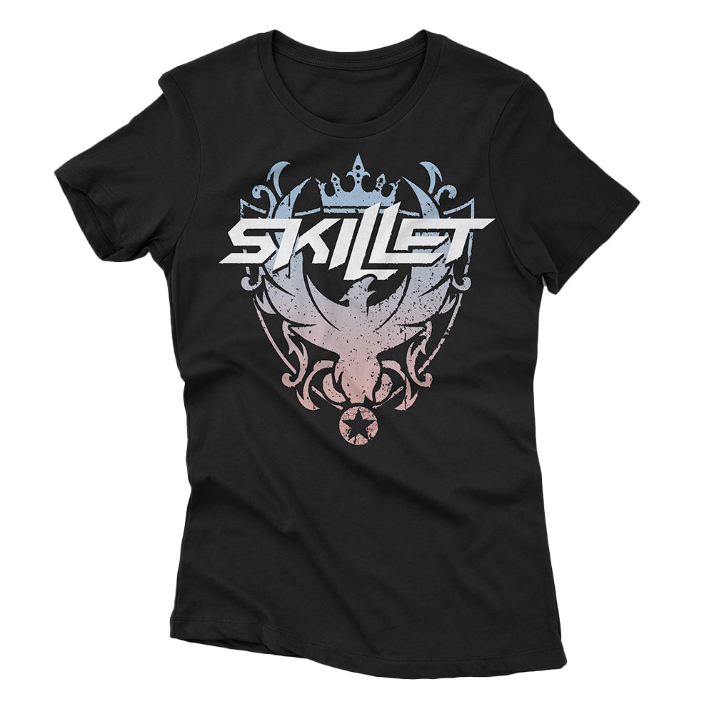 Skillet Phoenix Ladies T-Shirt – SKILLET - MERCH